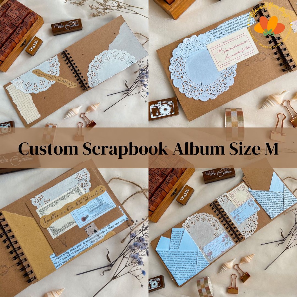 Bloomingyourdays custom scrapbook album notebook story book unique gift ...