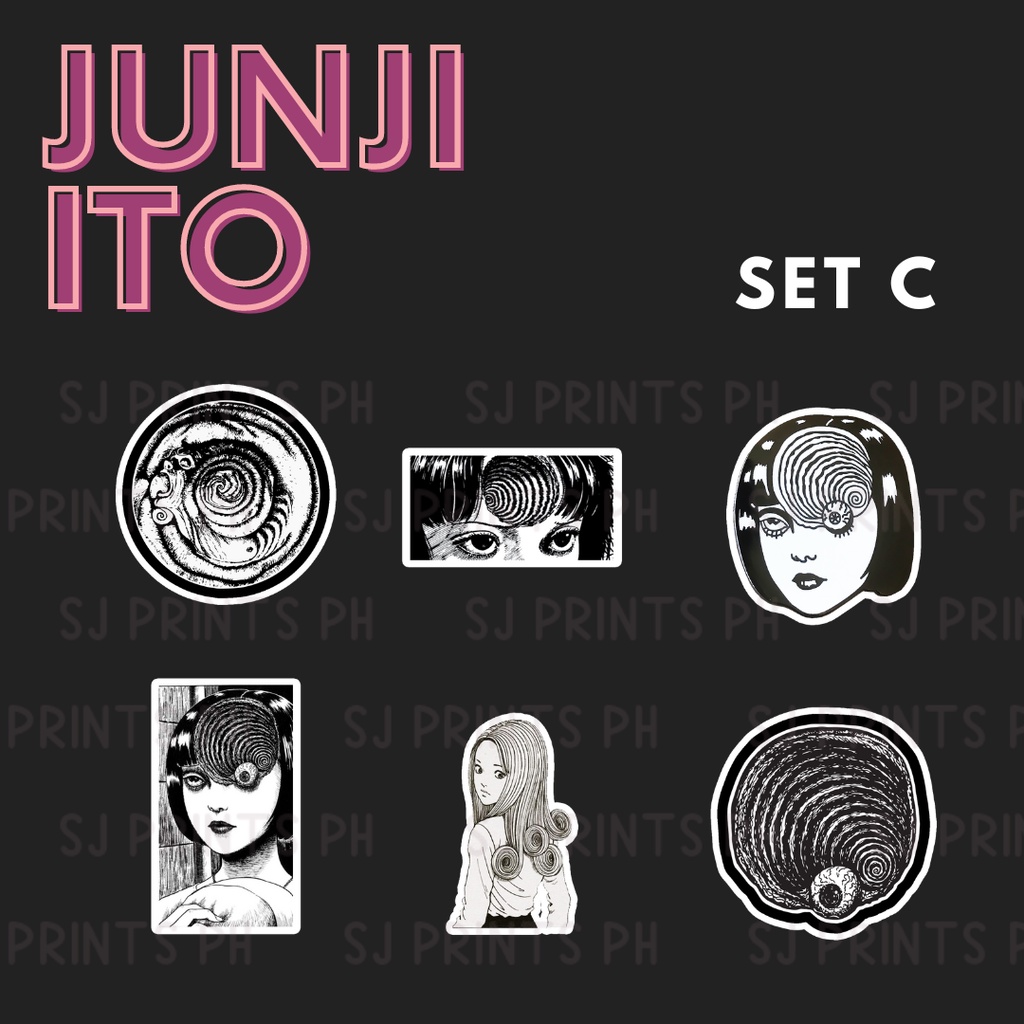 [SET]] Junji ito Manga stickers | matte laminated vinyl sticker | Tomie ...