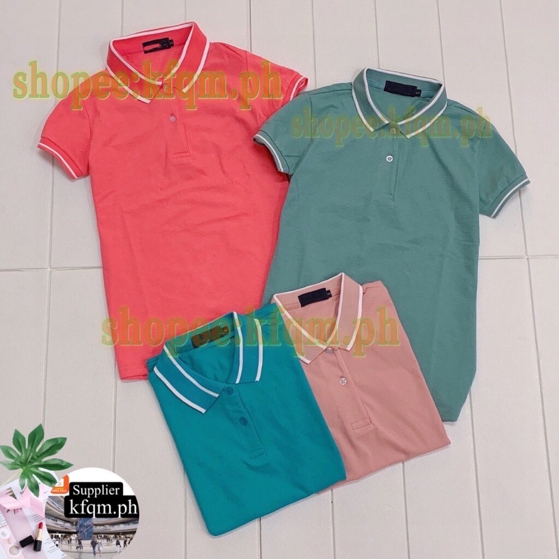 Men polo shirt fashion plain color pure cotton 14colors / LKH | Shopee ...