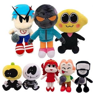 Friday Night Funkin Plush Toy, FNF Whitty and Boyfriend Girl Friend ...