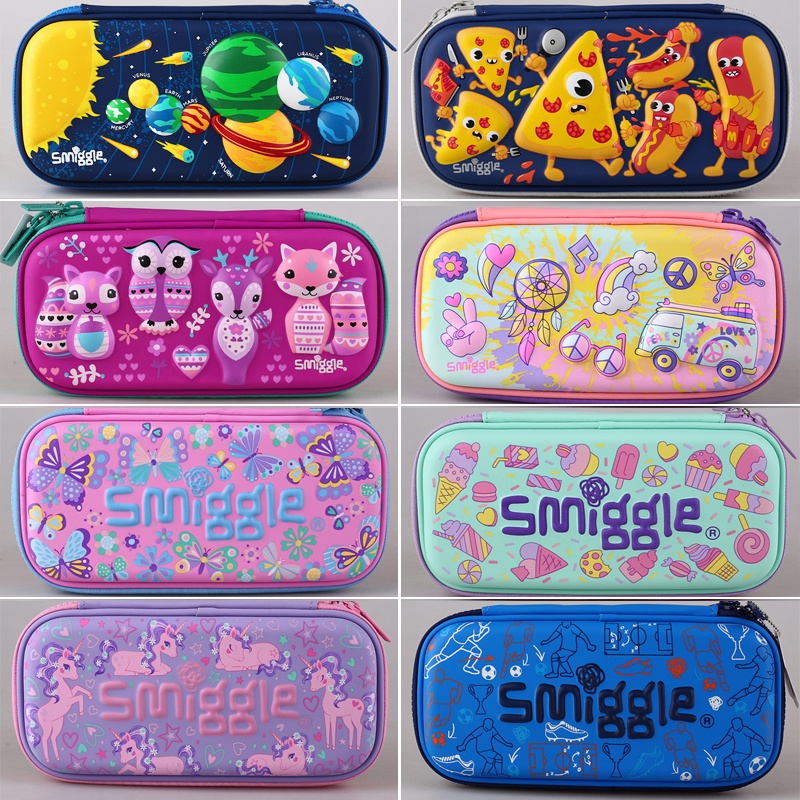 Smiggle pencil case stationery for boy and girls gift set | Shopee ...