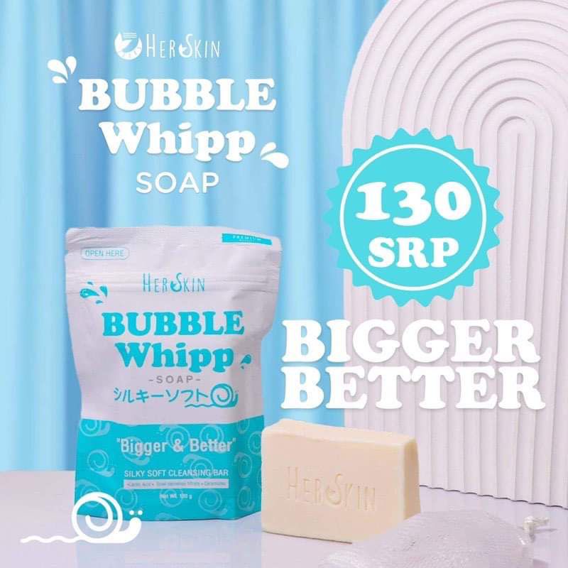 HerSkin Bubble whipp Soap New Packaging 120g | Shopee Philippines