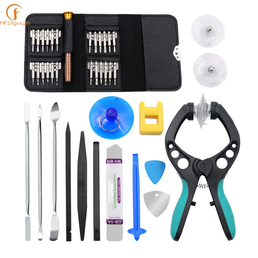 40 in 1 Mobile Phone Repair Tool Set Screwdriver Spudger Suction Pry ...