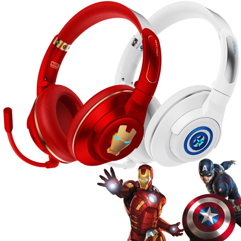 Marvel Original Wireless Bluetooth Noise Cancelling Gaming Headphones ...