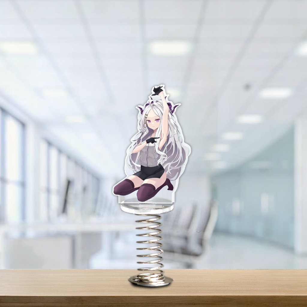 XO Mica spring Standee made of super durable and beautiful acrylic ...