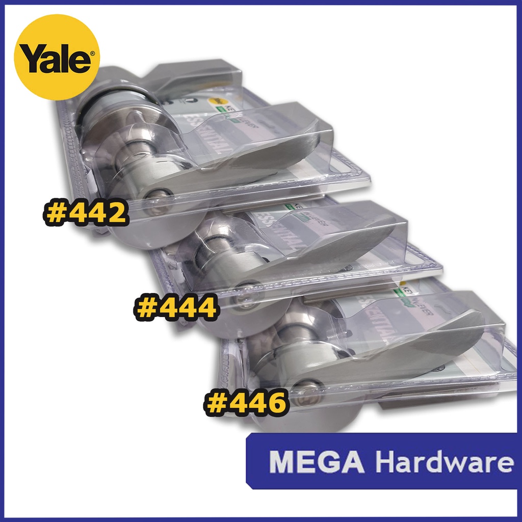 Yale Lever Type Essential Entrance Lockset Doorknob VL4467 VL4447 (also ...
