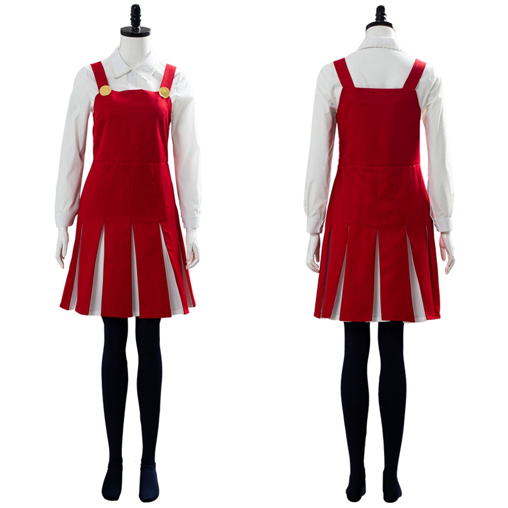 Womens Eri Costume Halloween Cosplay Dress Nightgown XS Red Shopee