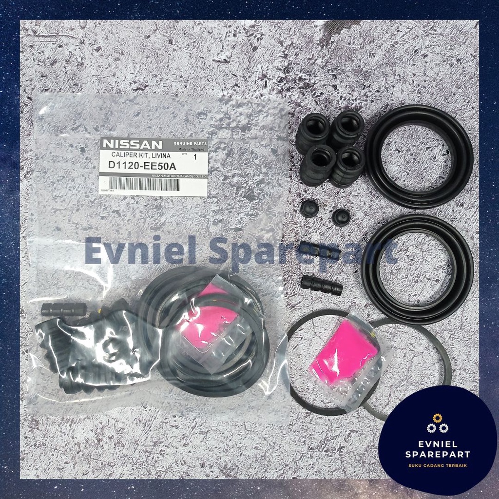 Livina Front Disc Brake Seal Rubber Caliper Kit (D1120-EE50A) | Shopee ...