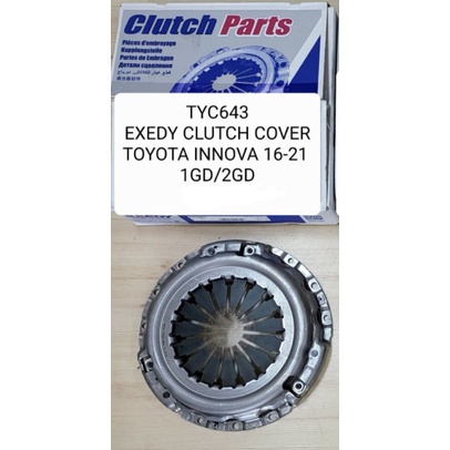 Clutch Cover Toyota Innova 2016-2021 1GD/2GD(11") TYC643 EXEDY | Shopee ...