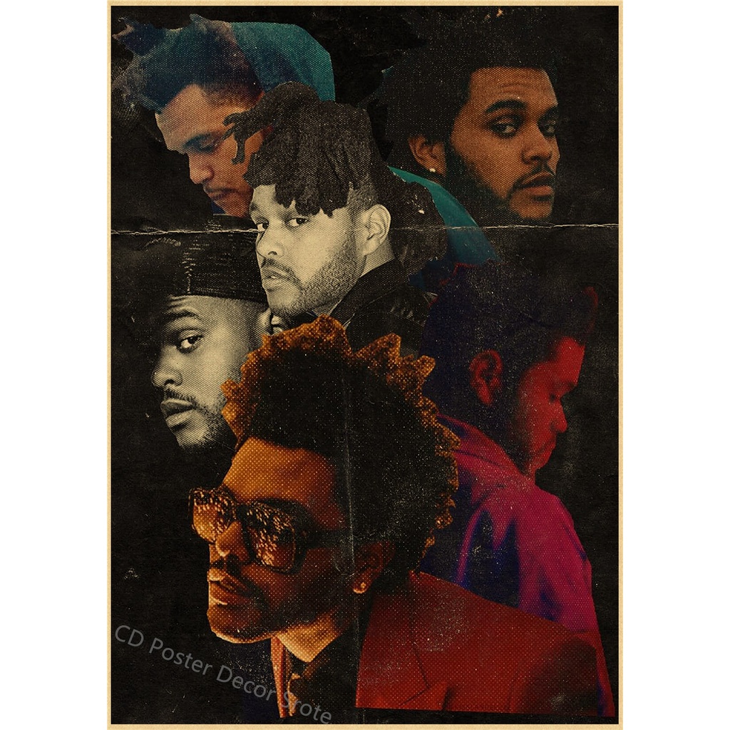 Rapper The Weeknd Poster After Hours Prints DIY Home Room Bar Cafe ...