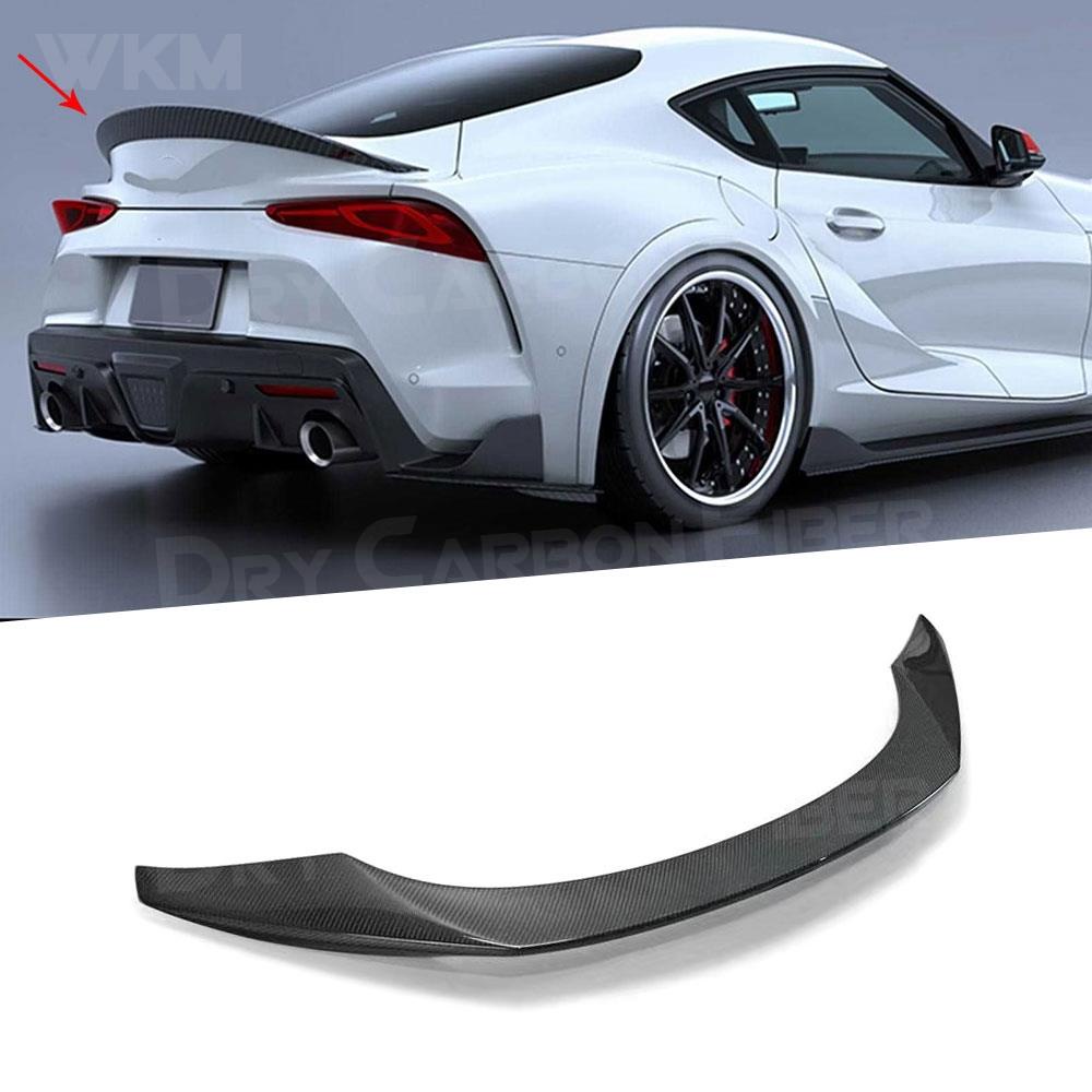 Carbon Fiber Rear Spoiler Boot Racing Wings for Toyota Supra 2019 2020 ...