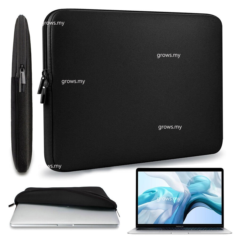 Laptop Sleeve Soft Zipper Pouch 11”/12”/13”/14”/15”/15.6”/17” Bag Case ...
