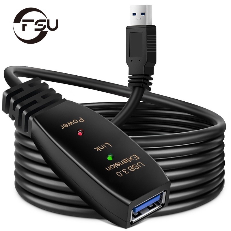 FSU 5m 10m 15m 20m USB 3.0 Extension Cable USB 2.0 Type A Male To ...
