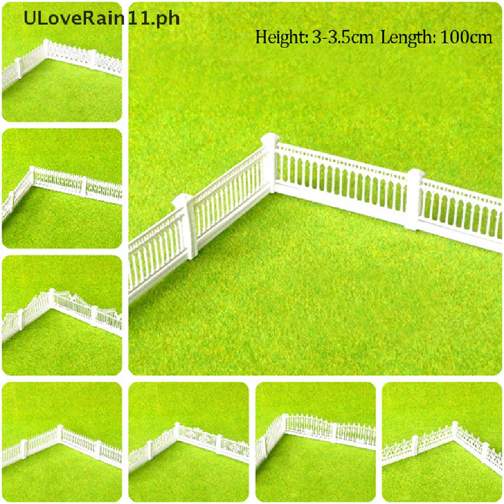 ULoveRain 1/100 Scale 1M Fence Miniature Sand Plate Yard Sence Model ...