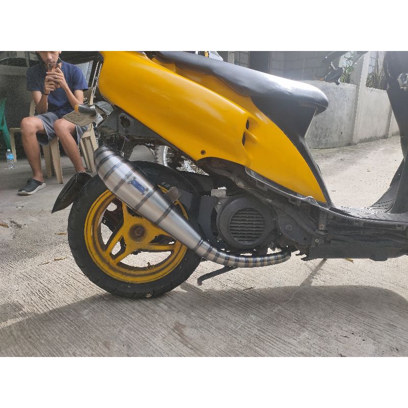 SYM JET PIPES "tawid,straght,powerpipe,suso,mallossi" | Shopee Philippines