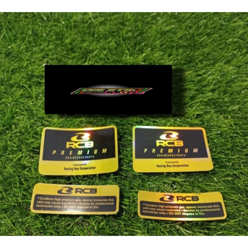 RCB V Series Shock Racing Boy Gold Series Shock STICKER | Shopee ...
