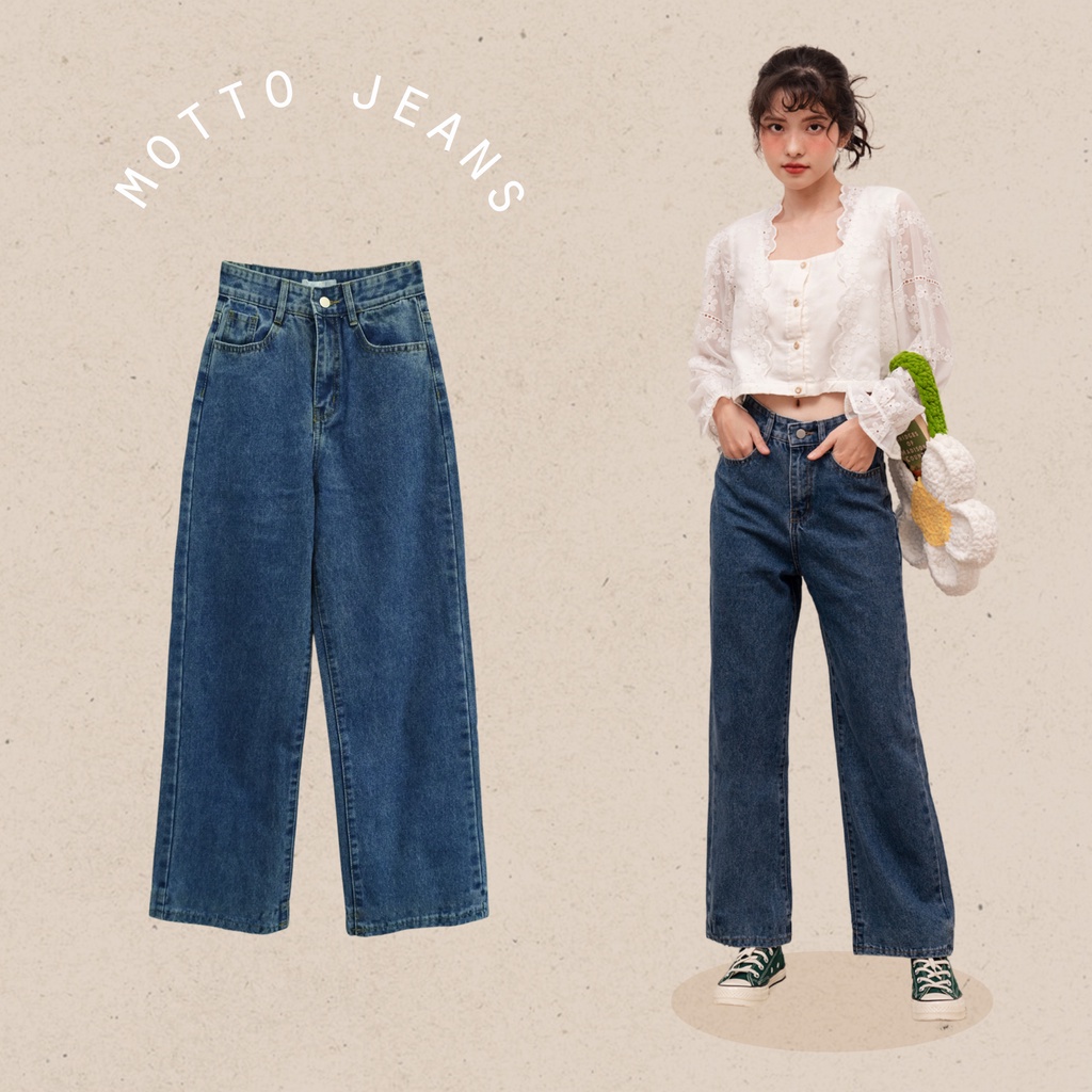 Bleubird Motto Jeans | Shopee Philippines