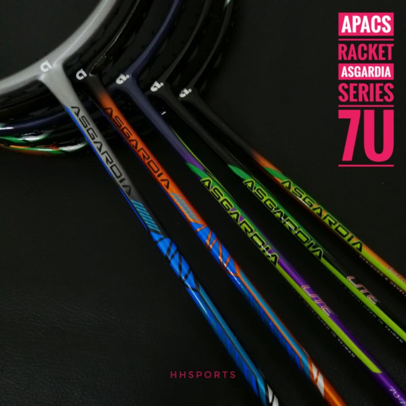 APACS Badminton Racket ASGARDIA LITE/CONTROL Max Tension 35LBS | Shopee ...