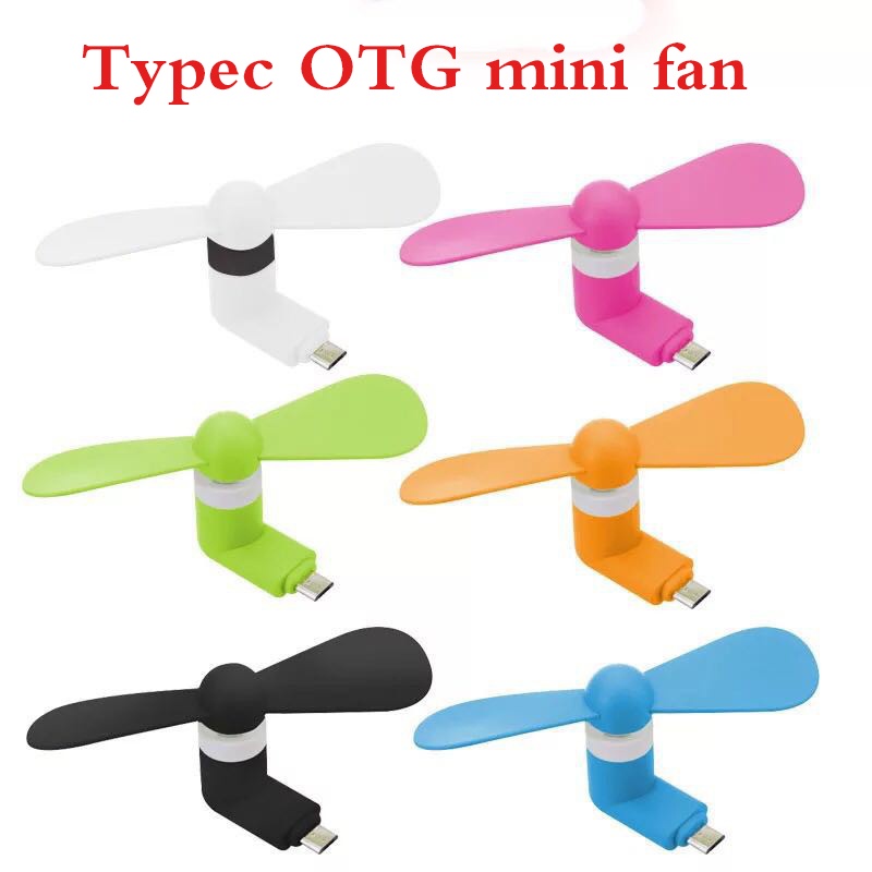 aesop# Universal Cell Phone type-C OTG Mini Fan Cooler Silent Fan for ...