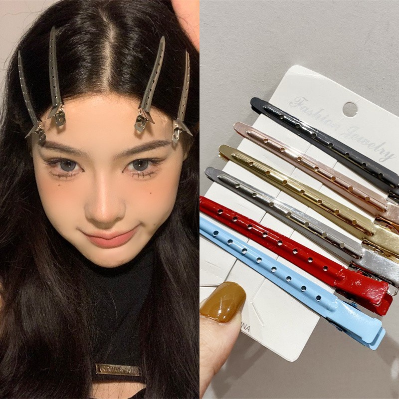 Ins Super Cool Hot Girl Long Side Bangs Hairpin Hair Accessories Hair ...
