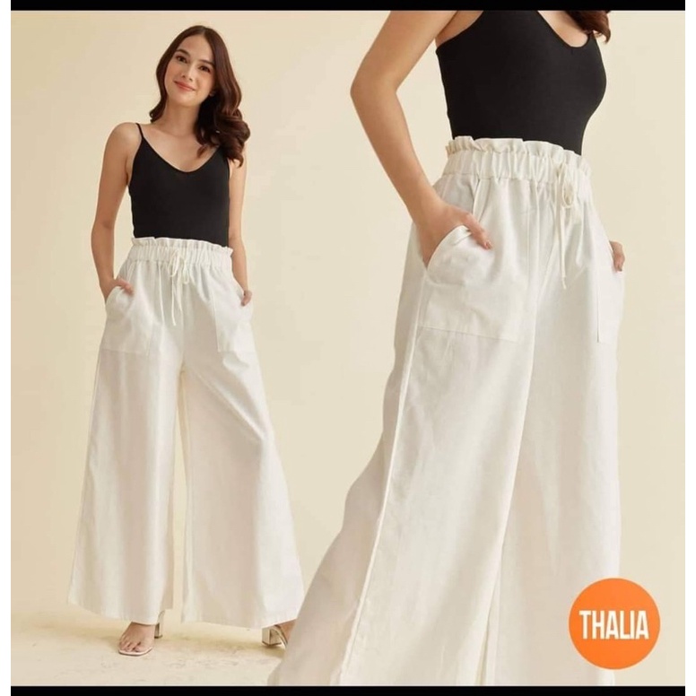 SQUARE PANTS/ FLARE PANTS WIDE LEG KOREAN STYLE FOR WOMEN FIT SMALL TO ...