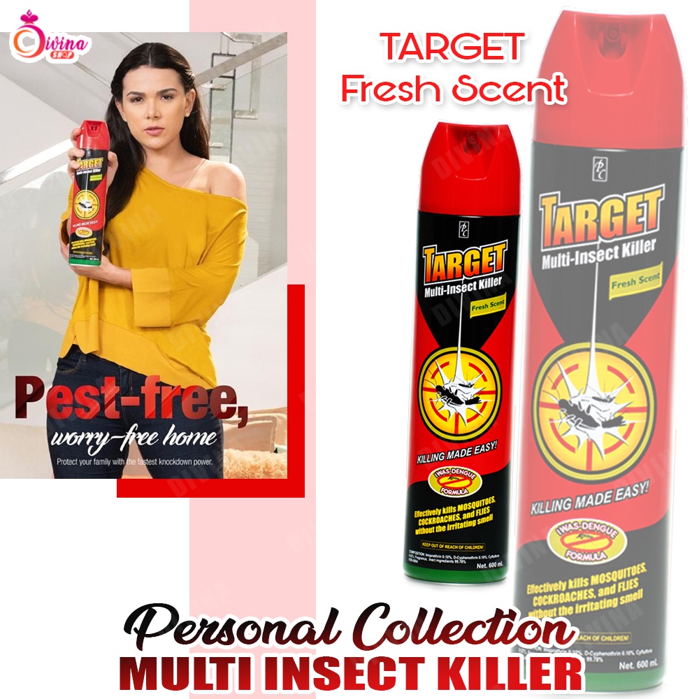 Personal Collection Target Multi Insect Killer Spray 600ml Anti-Dengue ...