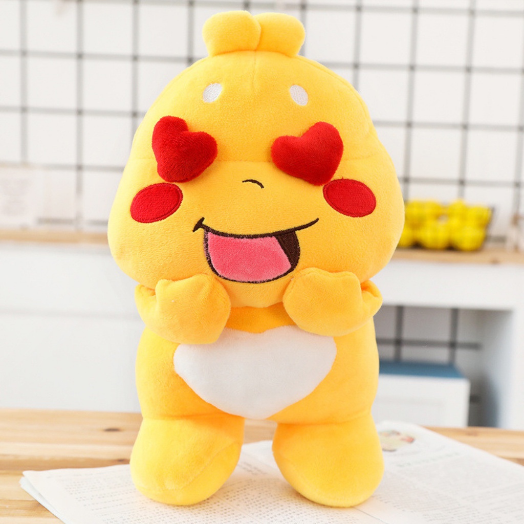Cute QooBee Yellow Bee Teddy Bear, Emotional Face Angel Plush, Funny ...