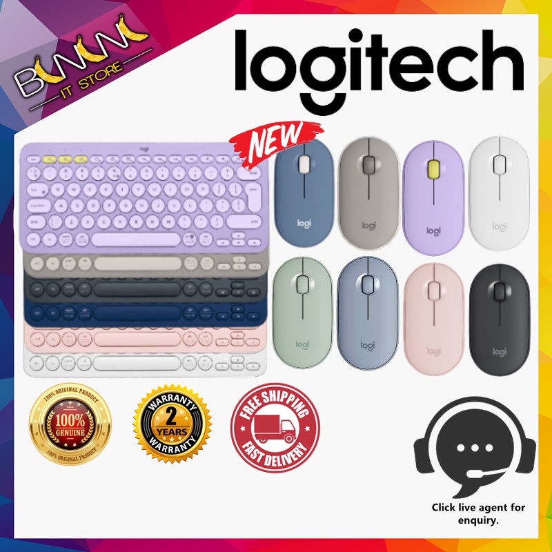 Logitech M350 Pebble wireless mouse/K380 multi-device Bluetooth keyboard | Shopee Philippines