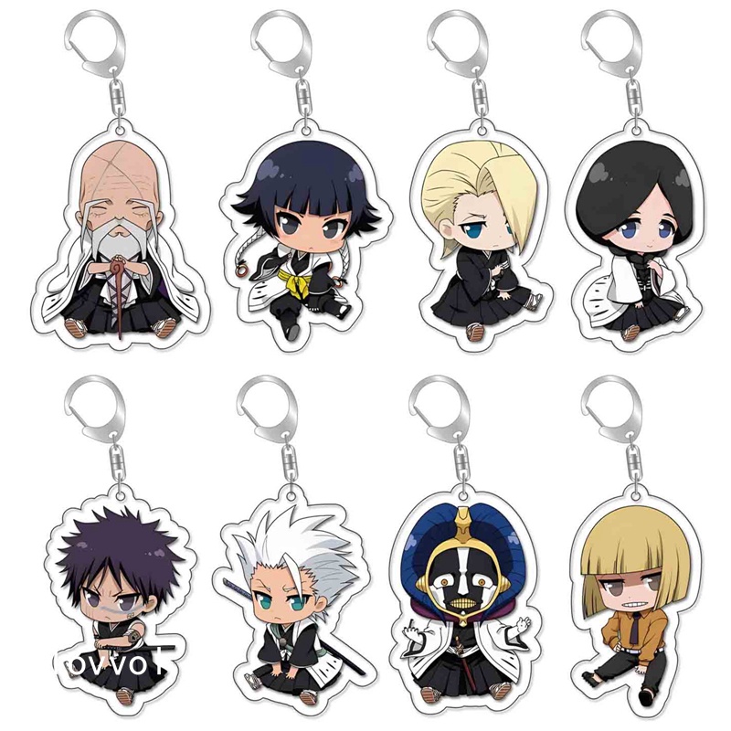 Anime Bleach Acrylic Keychain Fashion Kurosaki Ichigo Ishida Uryuu ...