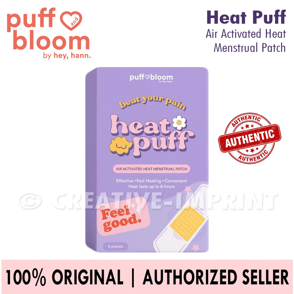(ONHAND) Puff & Bloom Heat Puff Air Activated Menstrual Patch (5 ...