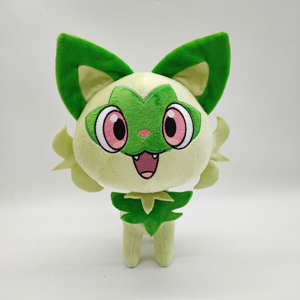 Pokemon Sprigatito Plush Doll Japan Movie Anime Cat Sprigatito Green ...