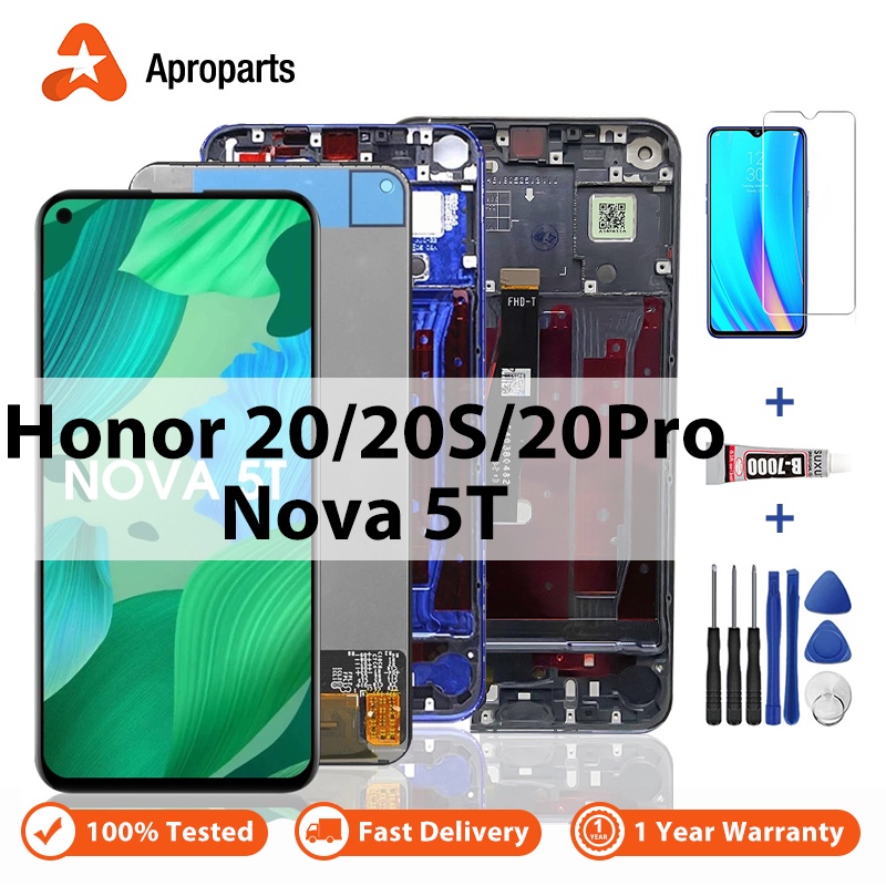 LCD For Huawei Honor 20 Pro / 20S / Nova 5T Display Touch Screen ...