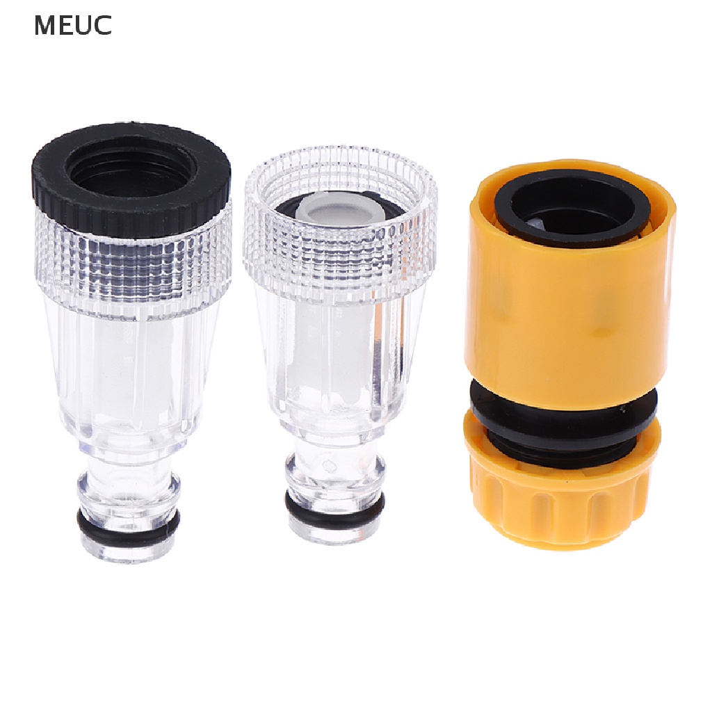 Meuctiffy Car Washer Adapter Pressure Washer Water-Connector Filter-Se ...