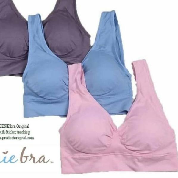 (PASTEL) Genie BRA PASTEL/ MADE IN JAPAN (1 BOX Contains 3 Sets/ S) - S ...