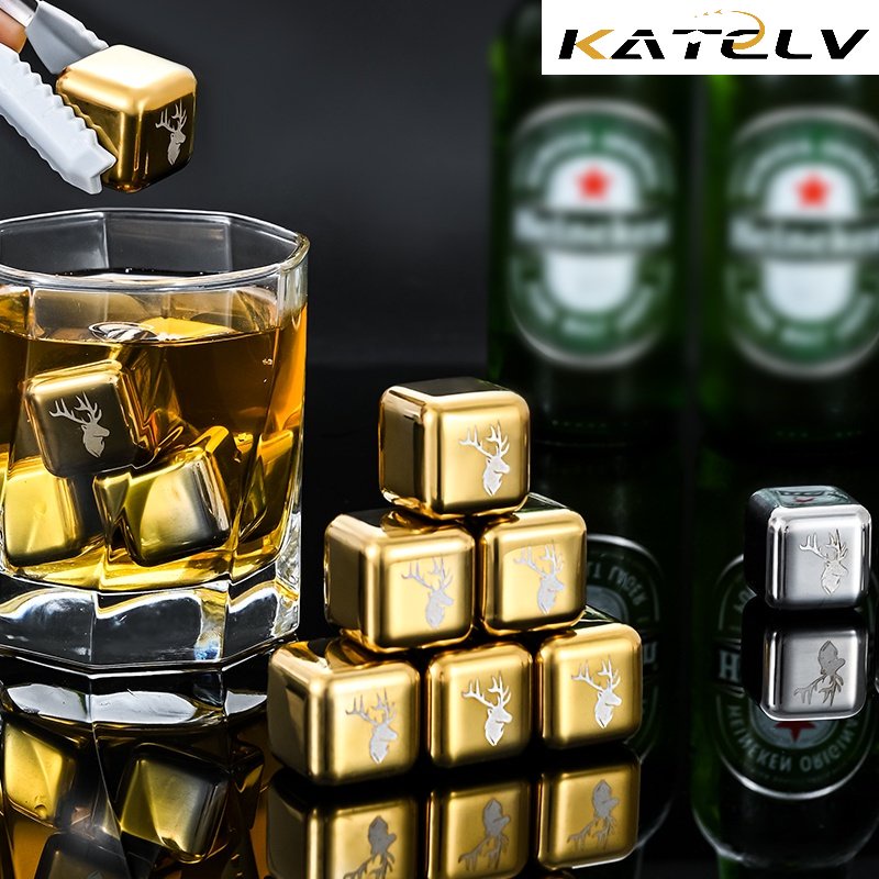 KATELV Food Grade 316 Stainless Steel Elk Ice Cube Kitchen Utensil Set ... KATELV Food Grade 316 Stainless Steel Elk Ice Cube Kitchen Utensil Set ...