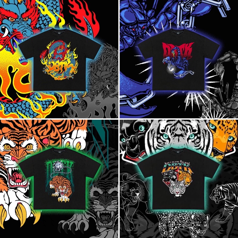 (On-Hand) DBTK “Fear The Brave” Oversized Fit w/Free Sticker | Shopee ...