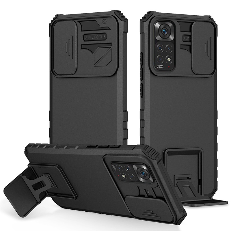 Case Xiaomi Redmi Note 11 11S 11 Pro 4G 5G Sliding Window Holder Drop ...