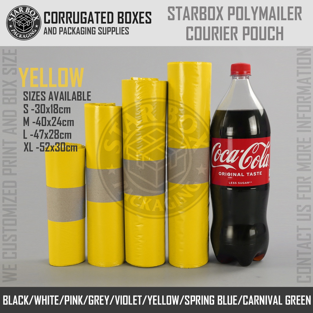 Starbox Polymailer Courier Pouch Shipping Pouch Plastic Pouch S M L XL ...