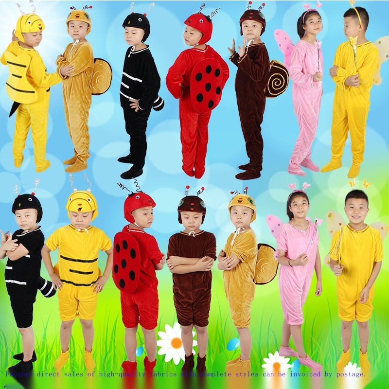 Kids insect play costume Snail, ladybug, butterfly kids cosplay ...