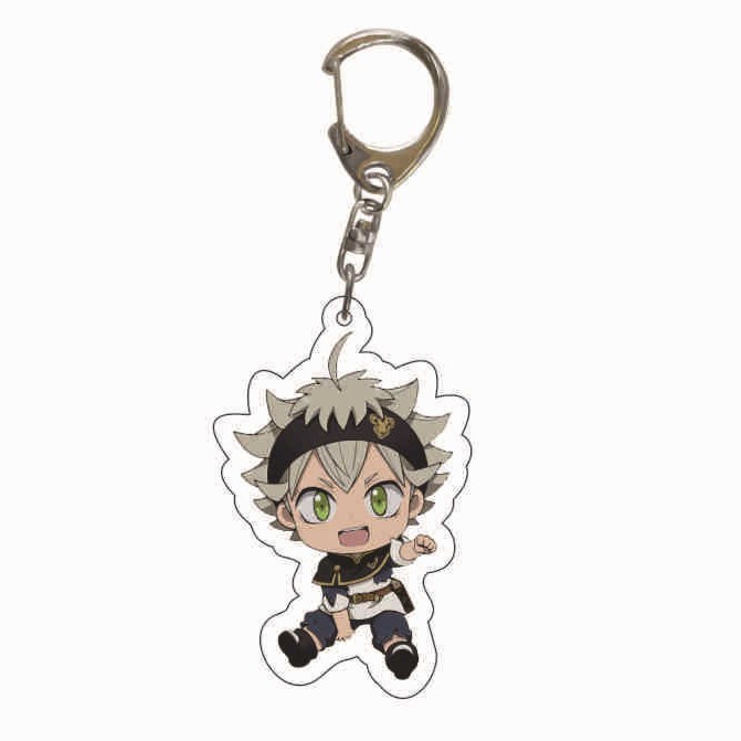Black Clover Acrylic Keychains Anime Manga Series Anime Merchandise ...