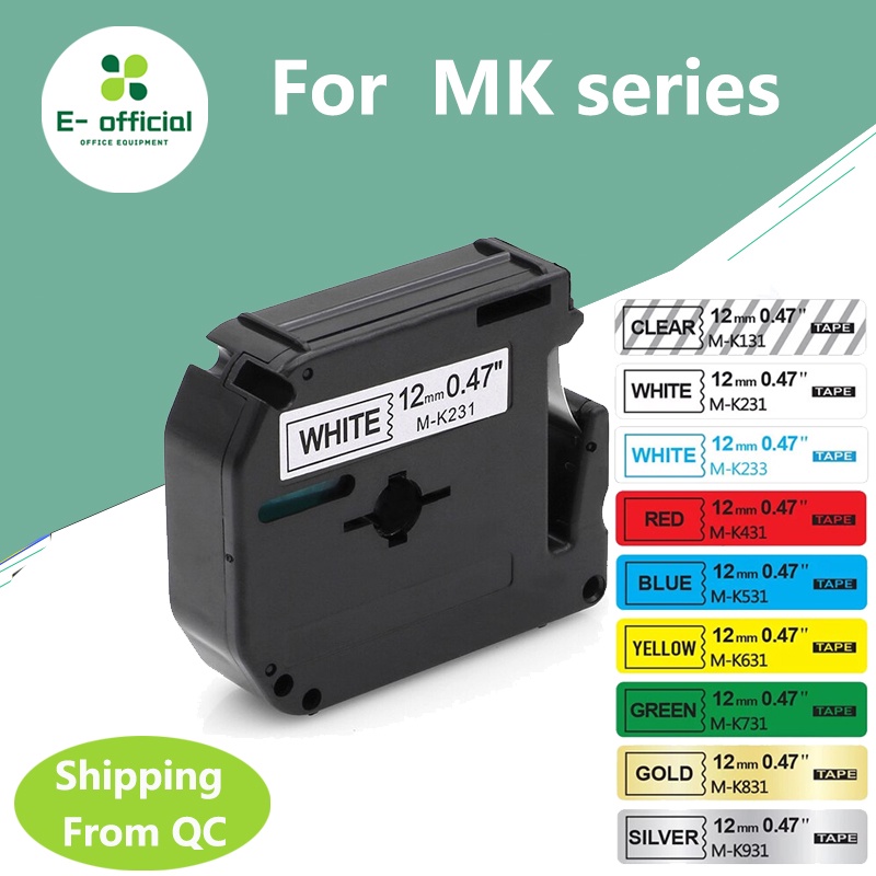 Label Tape MK231 MK231 MK231 MK631 MK221 For Brother MK131 MK 831 Label ...