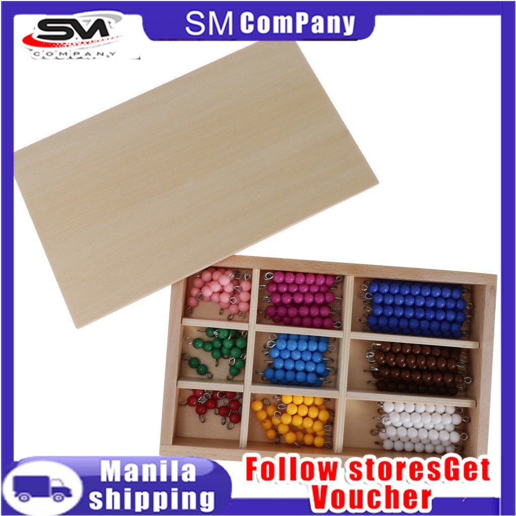 Plastic Beads Counting Number Maths Preschool Children Educational Toy ...