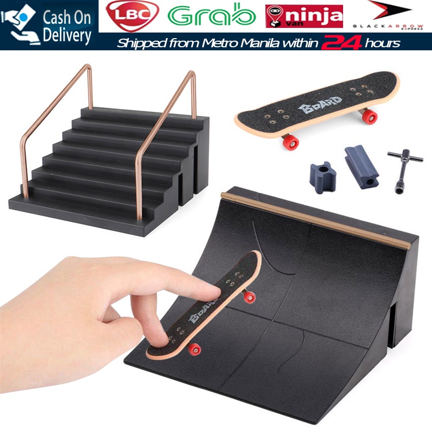 【Fast Delivery】 Finger Skateboard Ramp DIY Skake Park for Tech Deck ...