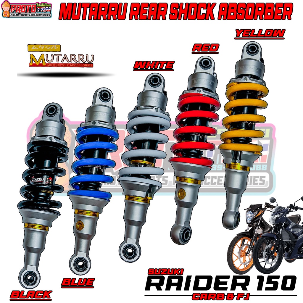 Monoshock Raider 150 Carb / Fi 280mm 290mm ( MUTARRU / MTR Brand ...