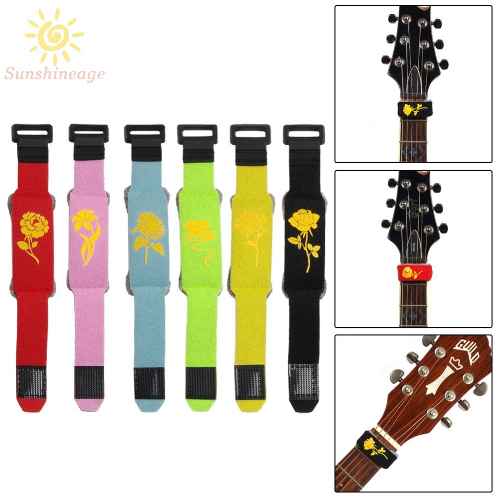 Acoustic Electric Guitar Fretboard Muting Mute Dampeners String Wraps ...