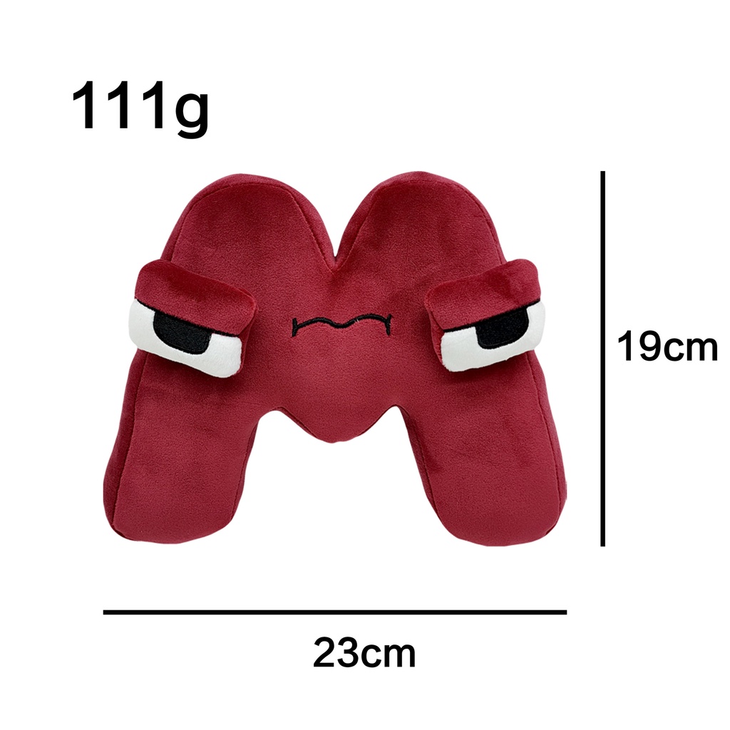 26 PCS Alphabet Plush Toy Alphabets Alphabet Lore Stuffed Doll Preschool Educational English ...