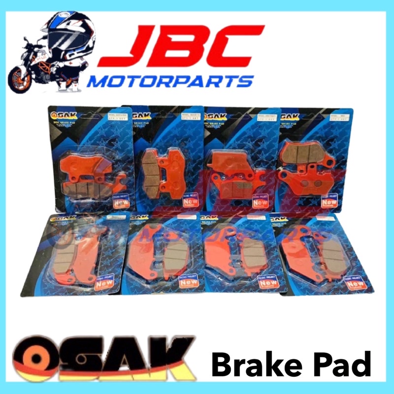Osak Motorcycle Brake Pad Mio Sporty Mio i 125 Wave110 XRM125 Raider150 ...