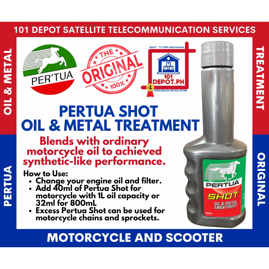 PERTUA SHOT OIL & METAL TREATMENT 50MLPERTUA SHOT OIL & METAL TREATMENT ...