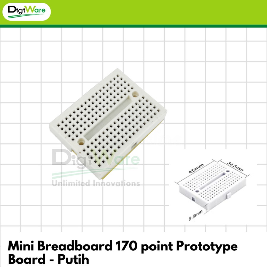 Mini Breadboard 170 point Prototype Board | Shopee Philippines