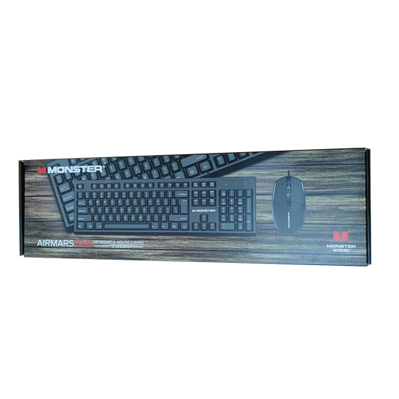 Monster Km1/Km3 Pro Wireless/Wired USB Keyboard And Mouse Combo Set For ...